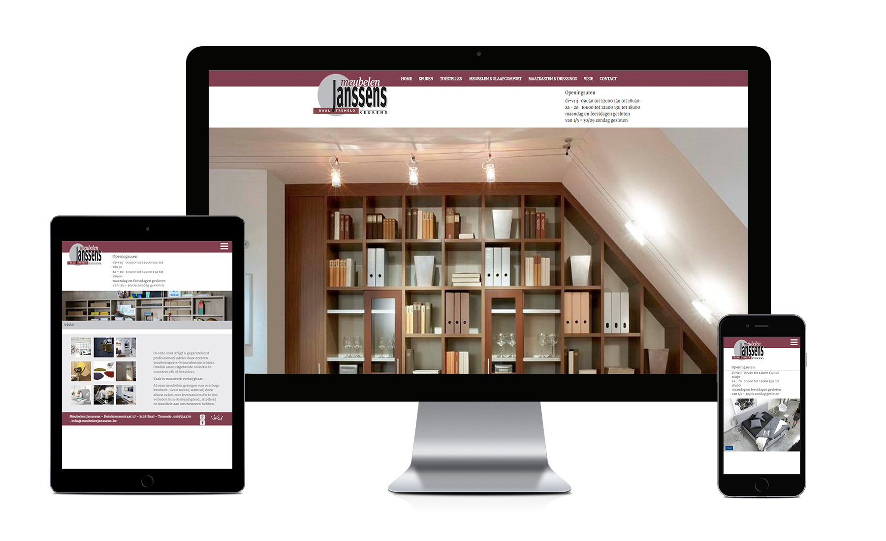 Webking portfolio Meubelen website | Webking.be